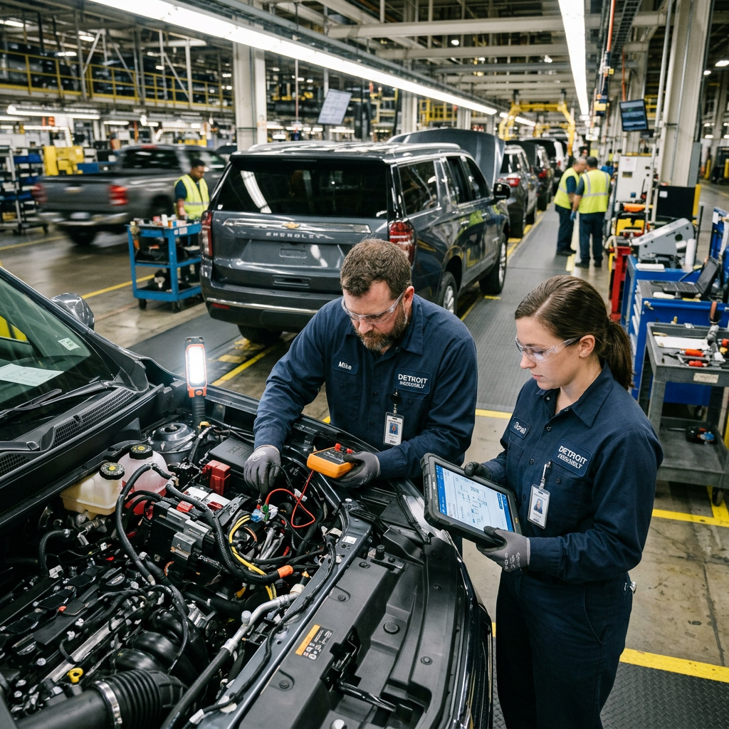 Automotive assembly line inspection process – Todo proyectos